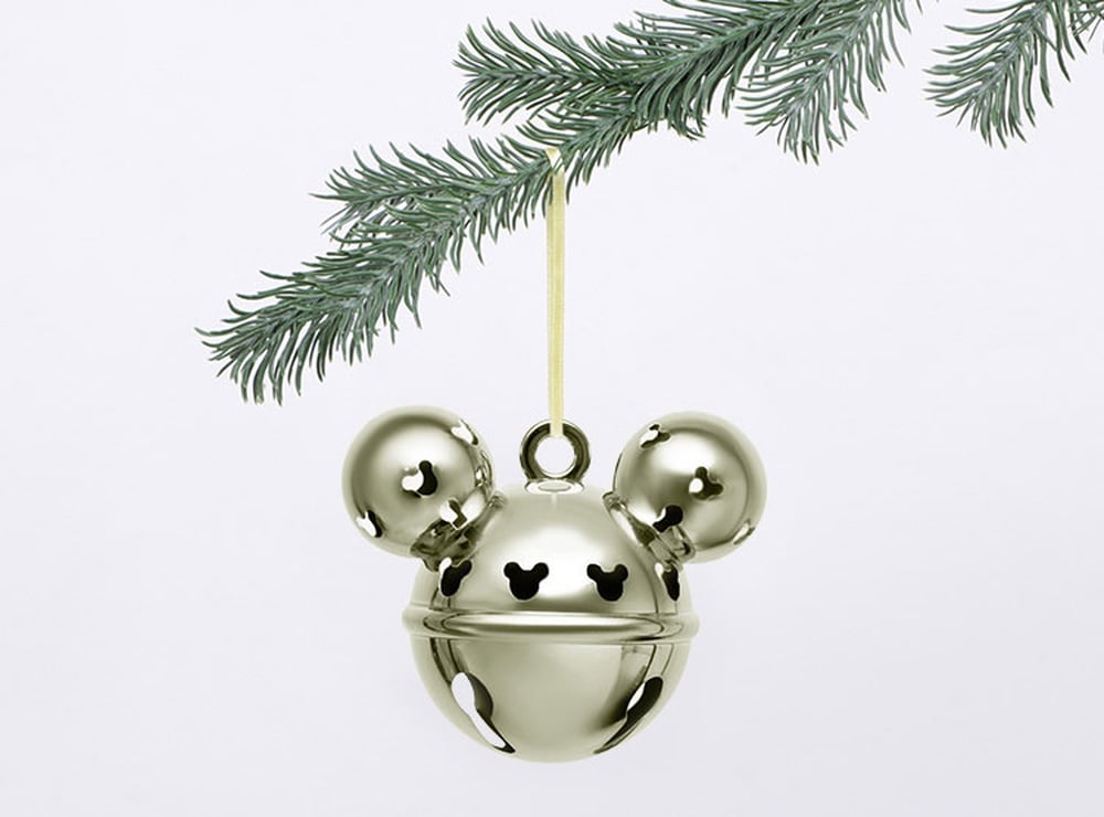 Ripley - ADORNO NAVIDEÑO ÁRBOL DISNEY CASCABEL MICKEY VERDE LIMA 12 CM