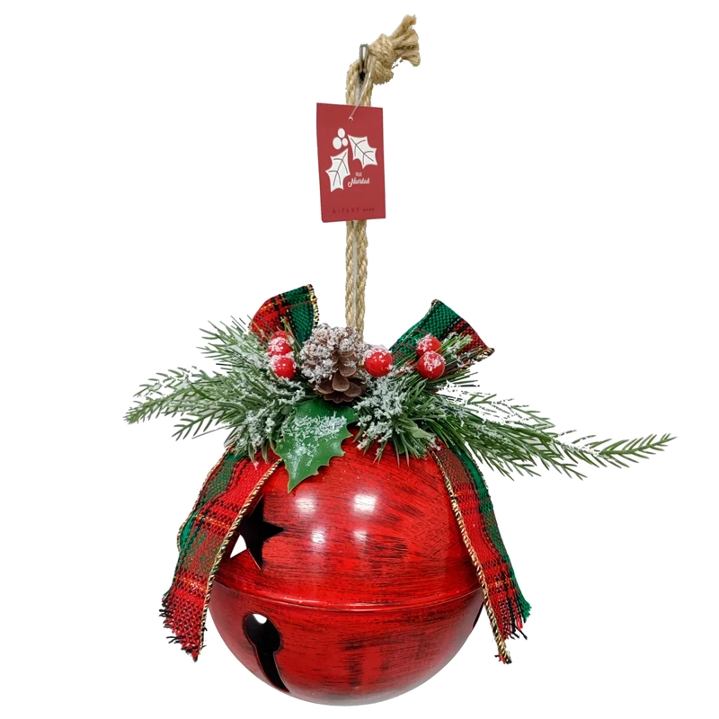 ADORNO NAVIDEÑO PARA ÁRBOL RIPLEY HOME GRANEL CASCABEL 17 CM