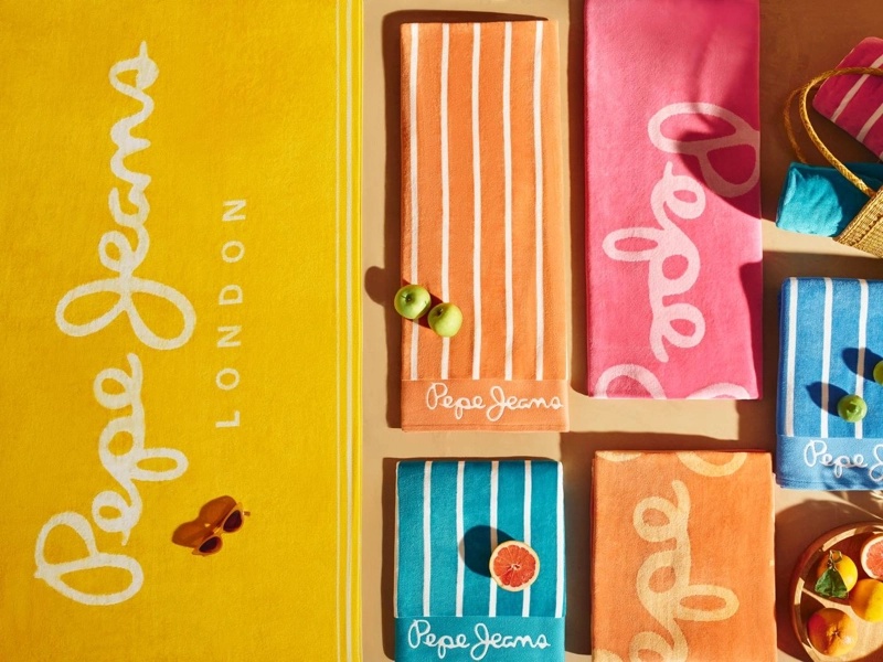 TOALLA DE PLAYA PEPE JEANS 100% ALGODÓN 100X180 CM