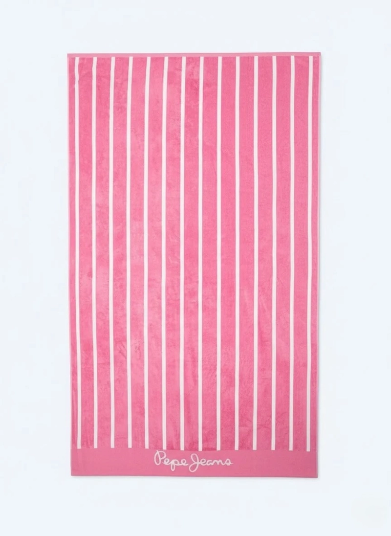 TOALLA DE PLAYA PEPE JEANS STRIPE 100% ALGODÓN 90X180 CM