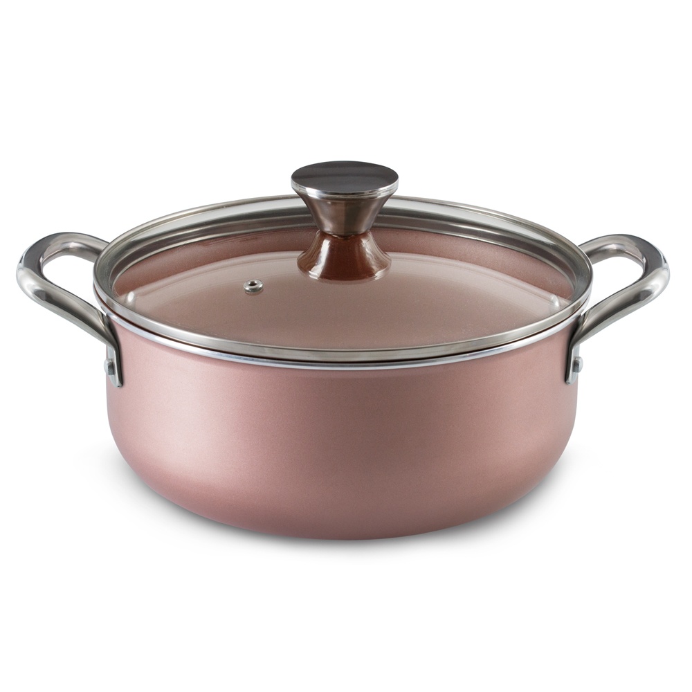 Ripley - JUEGO DE OLLAS ILKO SILVER ORO ROSA 7 PIEZAS