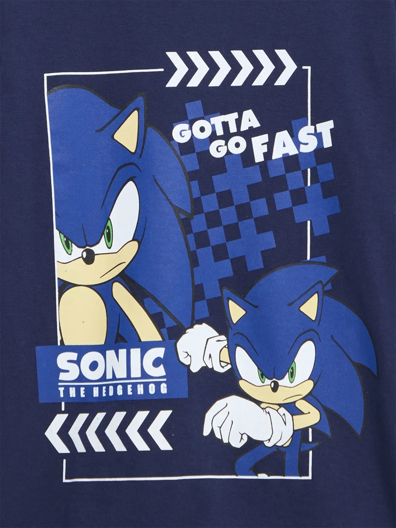POLO MANGA LARGA NIÑO SONIC SNM-0488